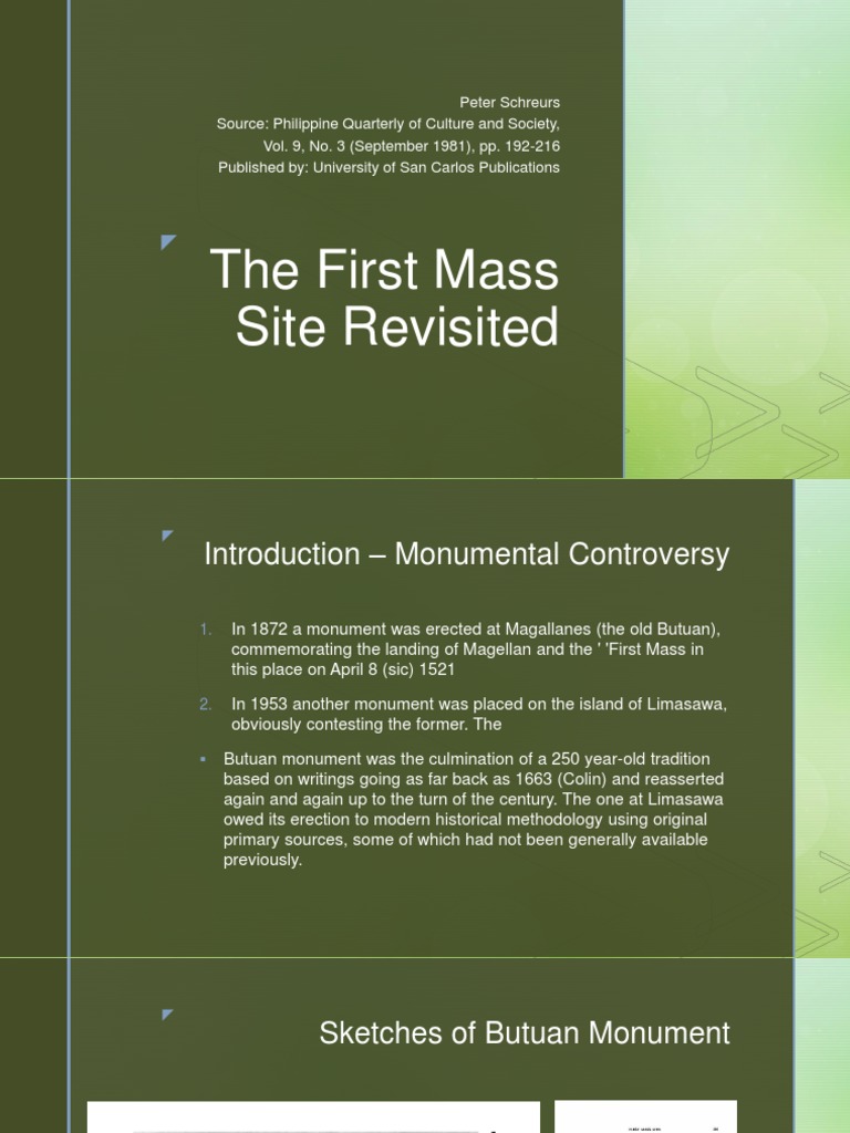 First Mass in Limasawa | Age Of Discovery | Exploration