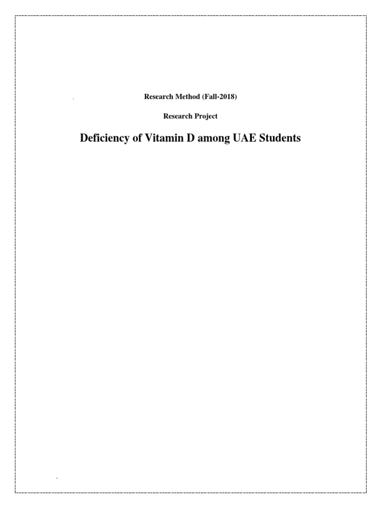 Vitamin D Report | Download Free PDF | Vitamin | Vitamin D