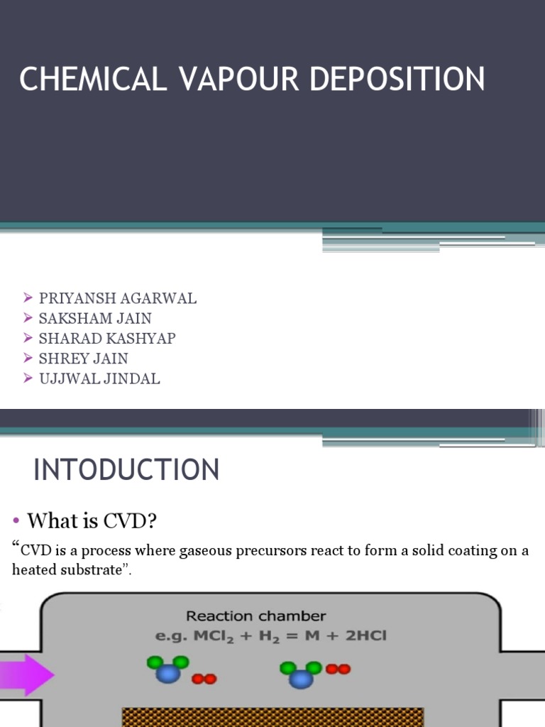 Chemical Vapour Deposition | PDF