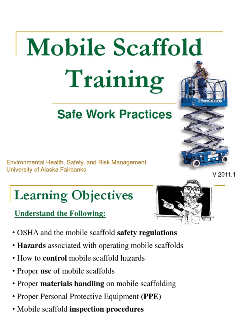 Mobile Scaffold Safety Training: Understanding OSHA Regulations and ...