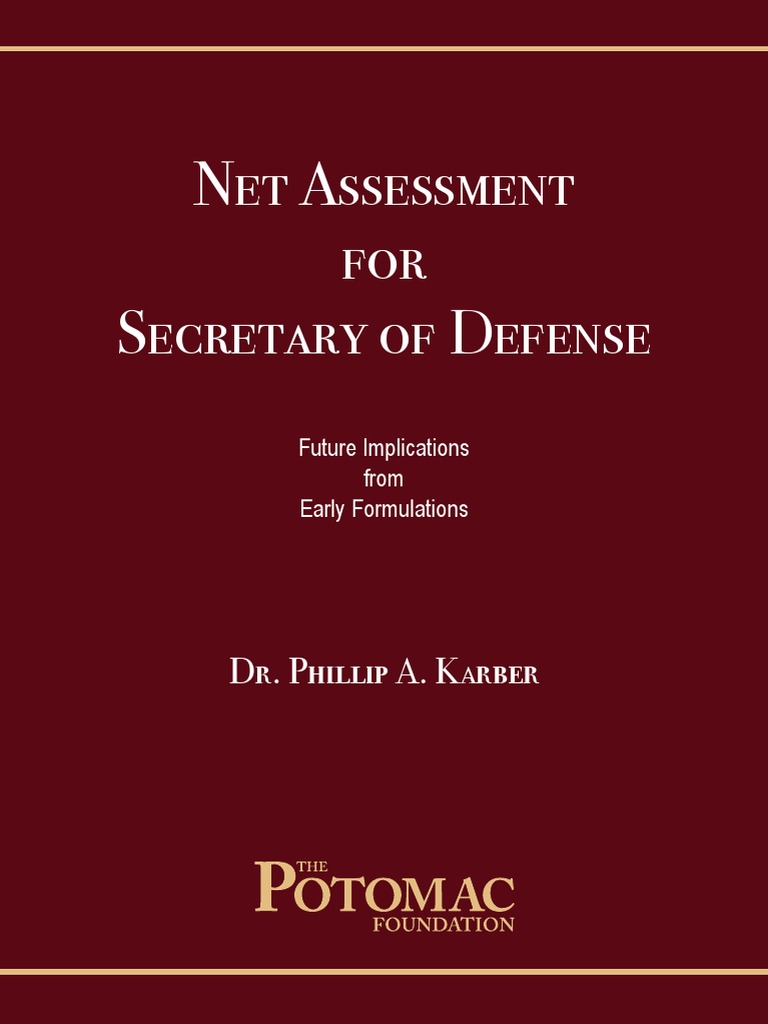 Net Assessment For The Secretary of Defense | PDF | United States ...