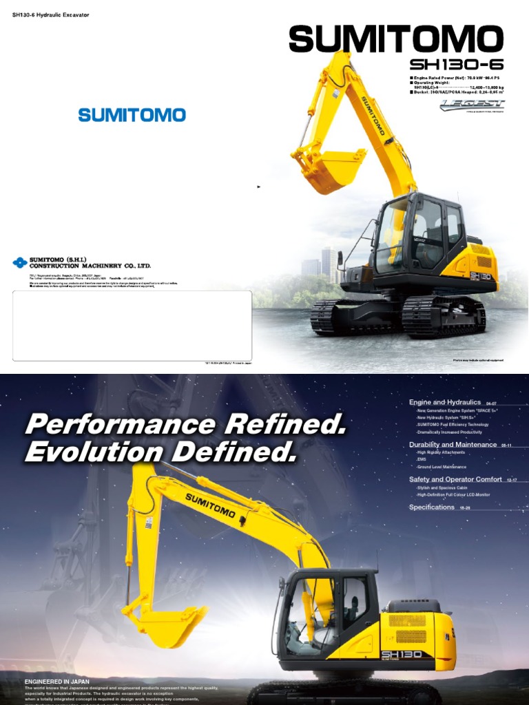 2018 - sh130 6 sh130lc 6 t3 | PDF | Turbocharger | Engines