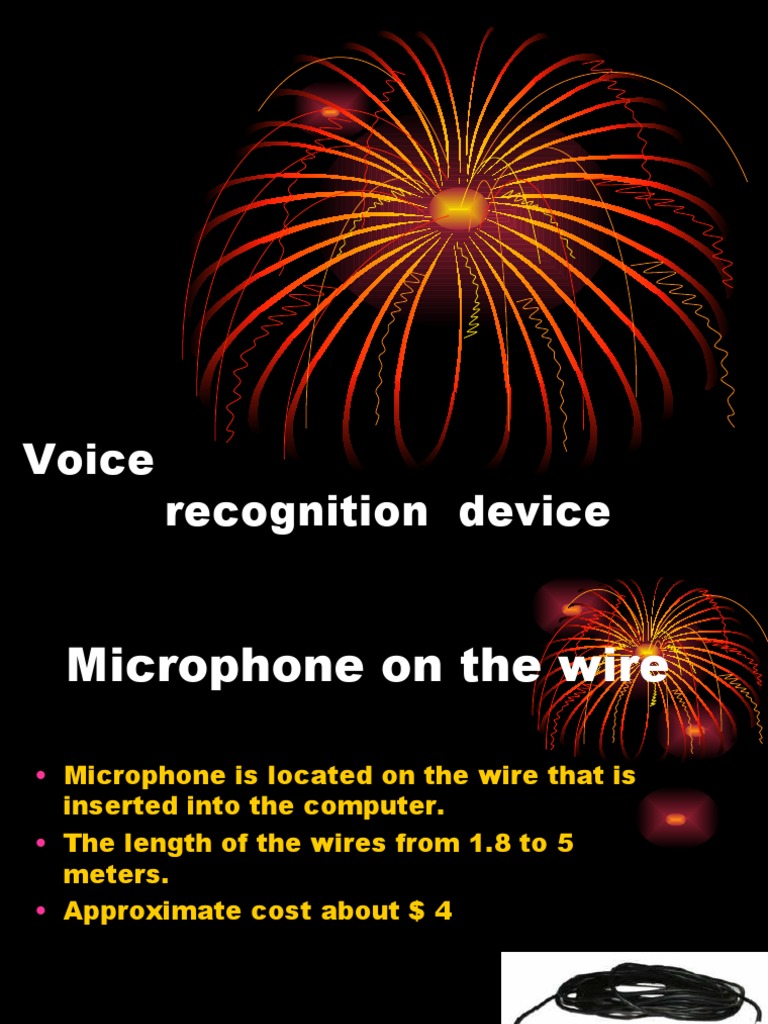 Types of Voice Recognition Devices | PDF | Computers