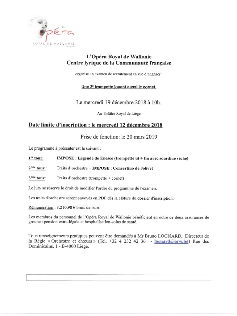 2nd Trumpet Orchestral Excerpts | PDF | Entertainment (General)