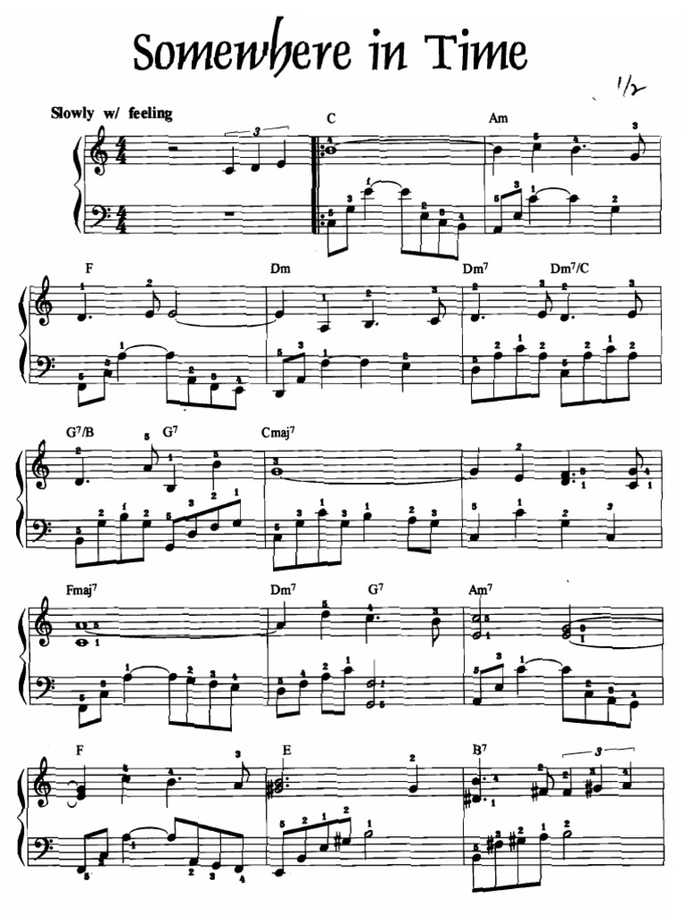 Somewhere in Time PDF | PDF