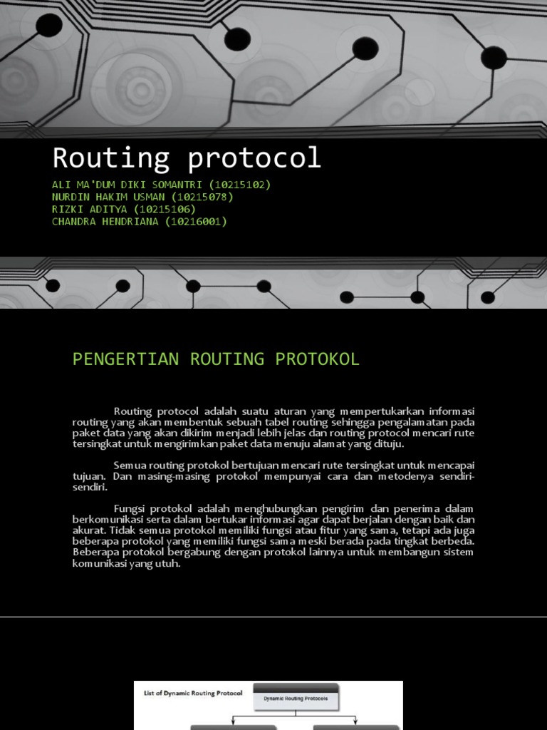 Routing Protocol | PDF