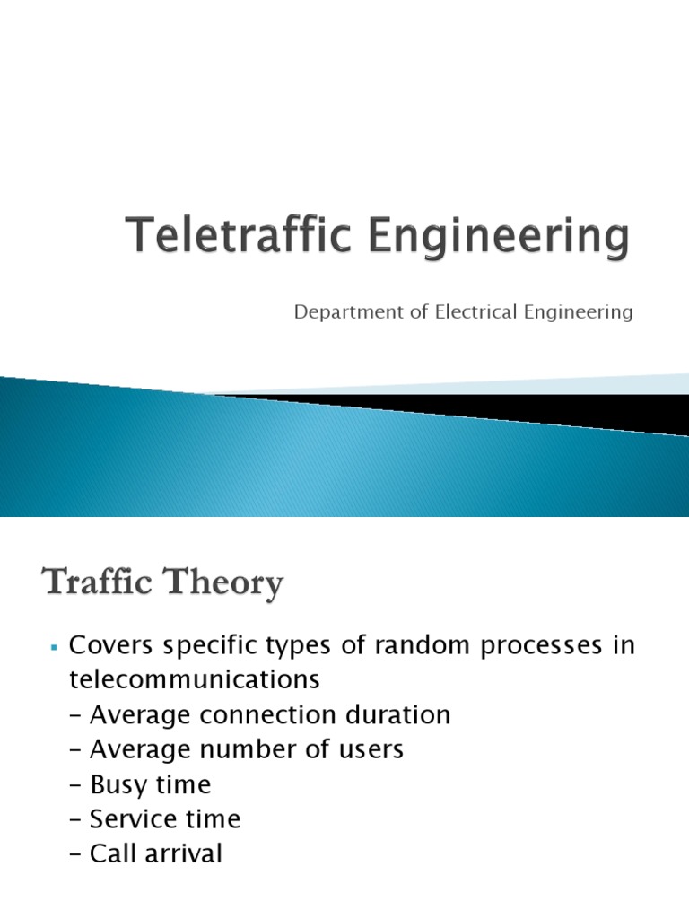R Teletraffic Engineering | PDF | Quality Of Service | Information And ...