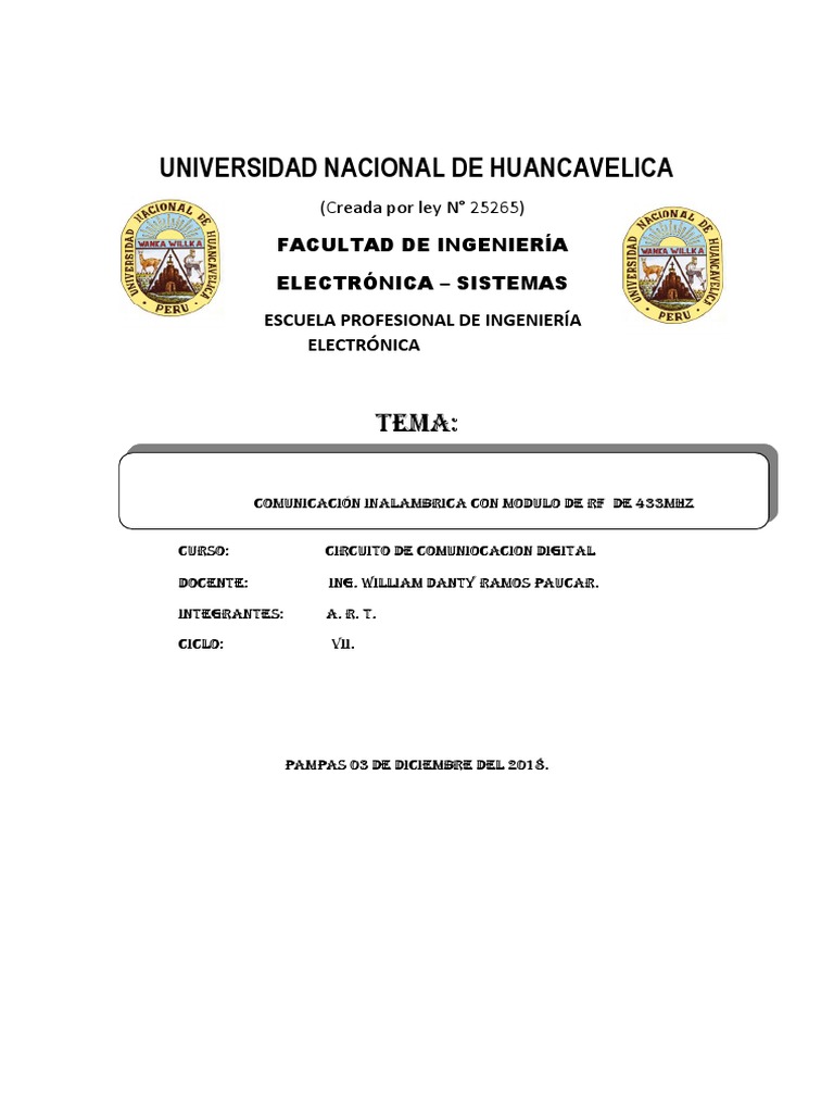 Comunicación Inalámbrica Con Módulos de RF de 433mhz | PDF | Antena ...