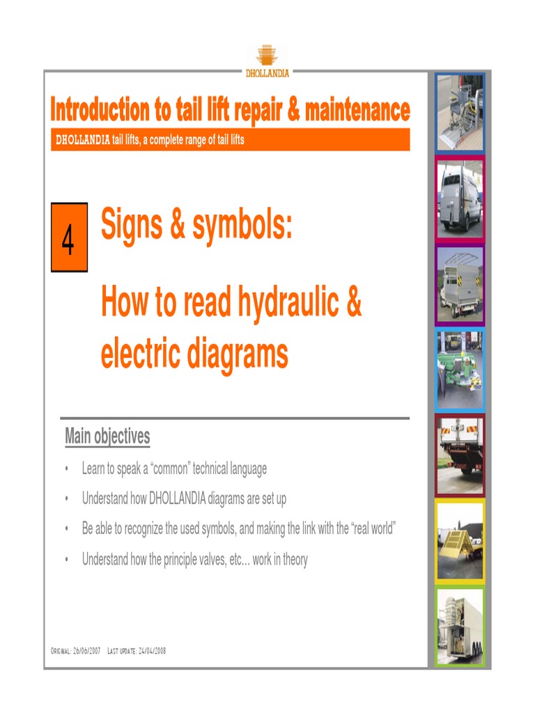 Training Tail Lift Technology Mod 4 Signs & Symbols en | PDF | Valve ...