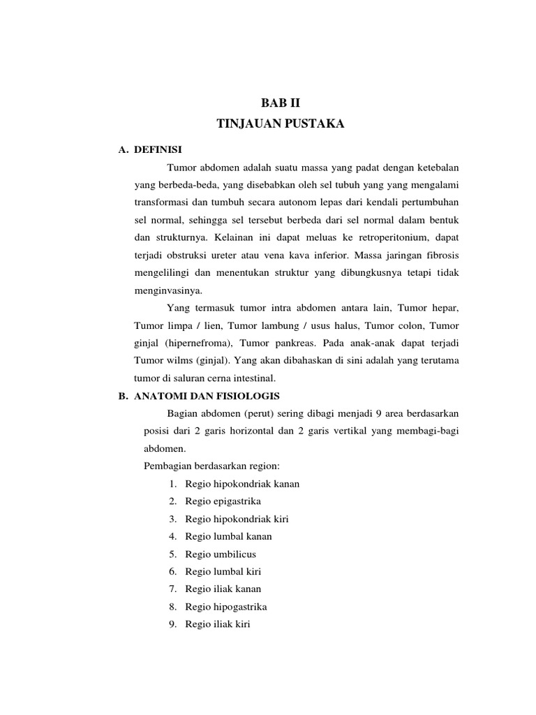 LP Tumor Intra Abdomen | PDF