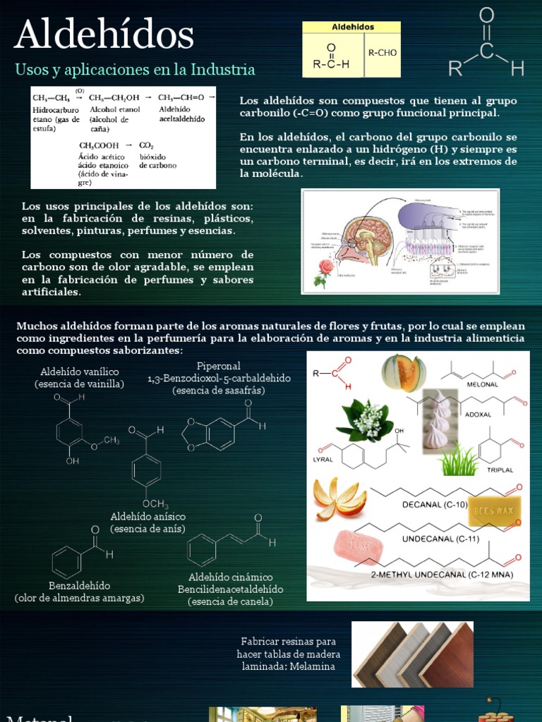 Aldehídos | PDF | Aldehído | Compuestos orgánicos
