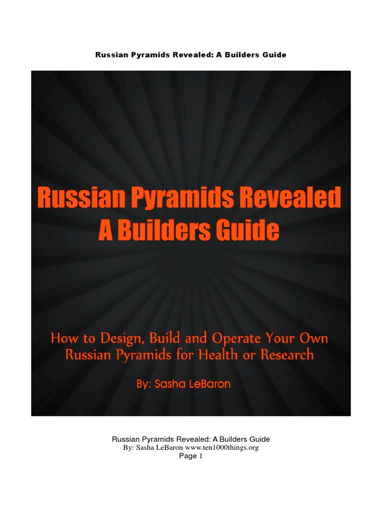 Russian Pyramid Revealed | Download Free PDF | Water | Nature