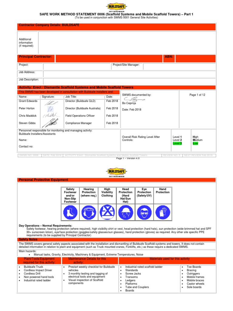 Buildsafe Australia | PDF | Scaffolding | Occupational Safety And Health