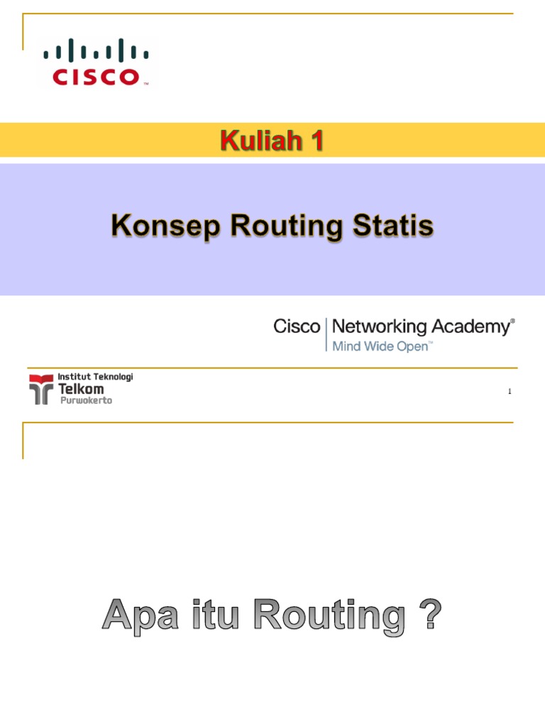 Panduan Lengkap Routing Statis IP | PDF | Komputer