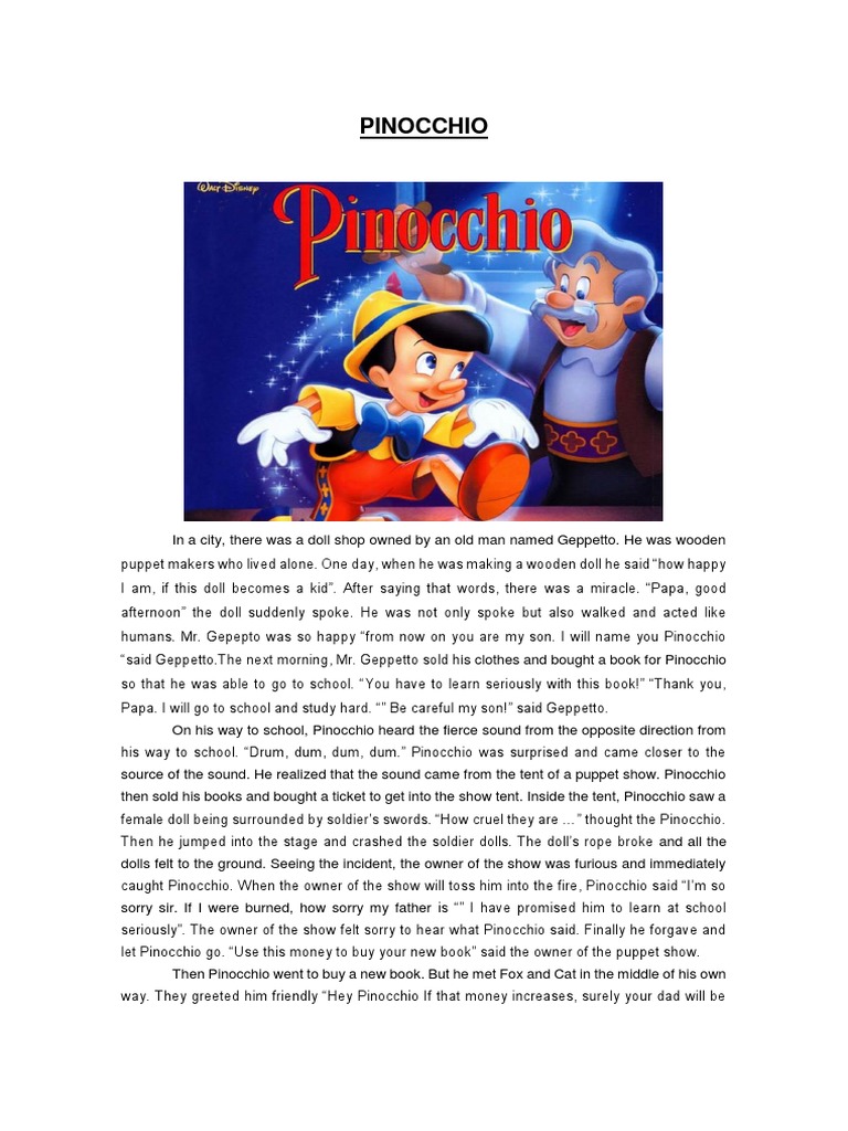 Cerita Pinokio | PDF