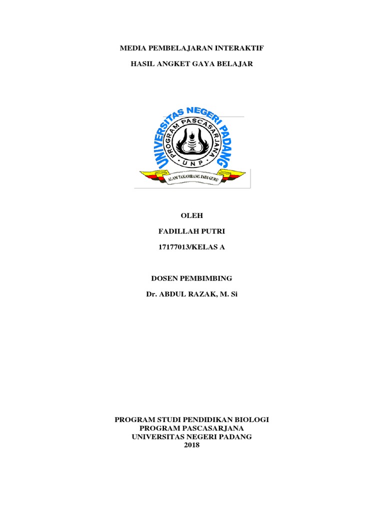 Media Pembelajaran Interaktif | PDF