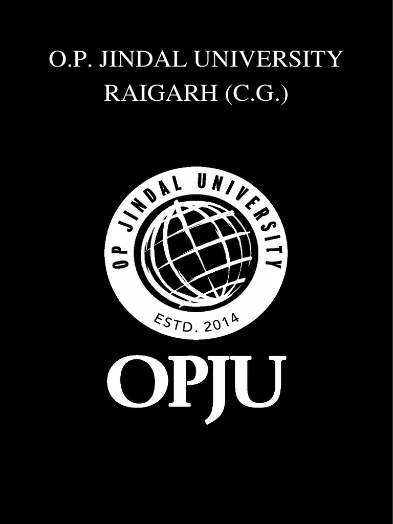 O.P. Jindal University Overview | PDF
