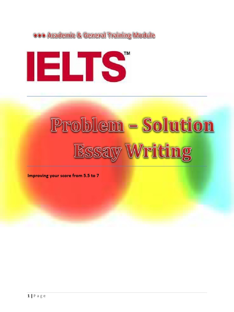 IELTS Problem-Solution Essay | PDF | Pronoun | Multiple Choice