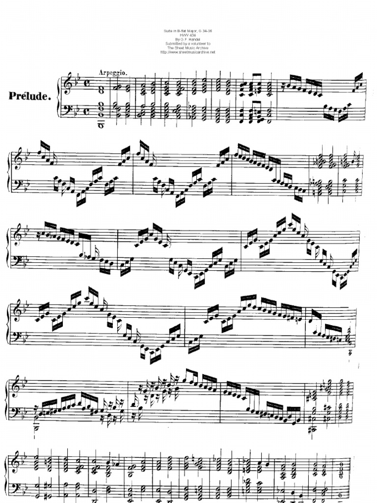 Handel HWV 434 | PDF