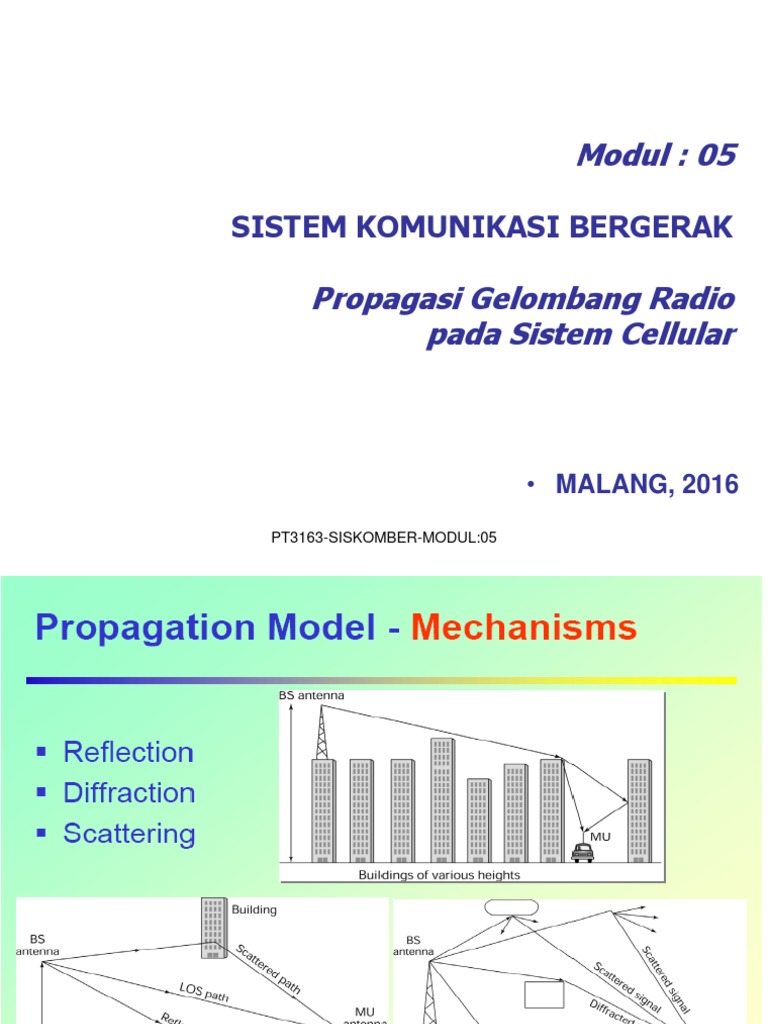 5.materi 5 - Propagasi | PDF | Electrodynamics | Broadcasting