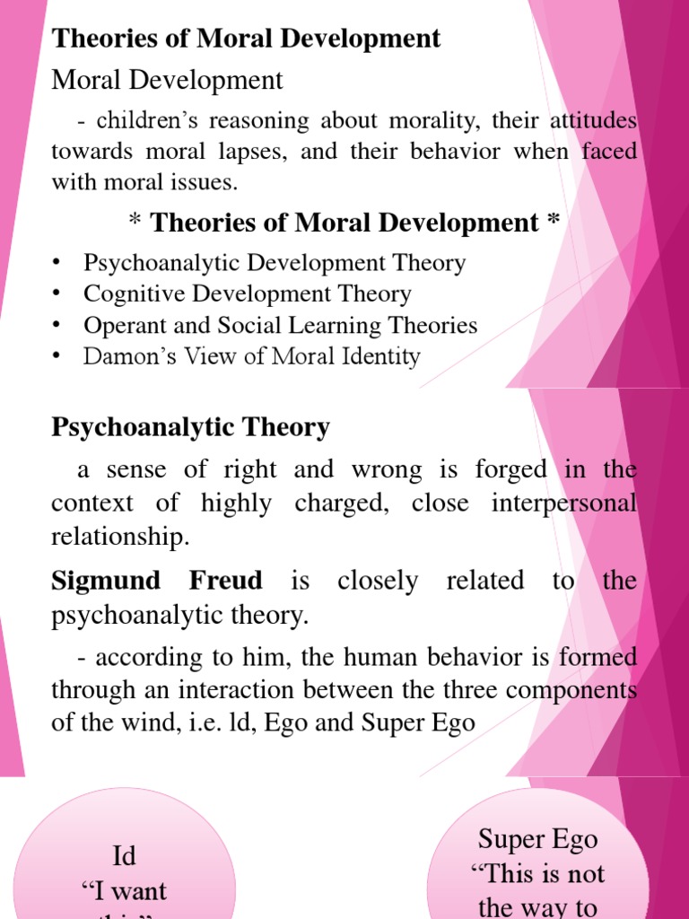 Theories of Moral Development | PDF | Id | Thought