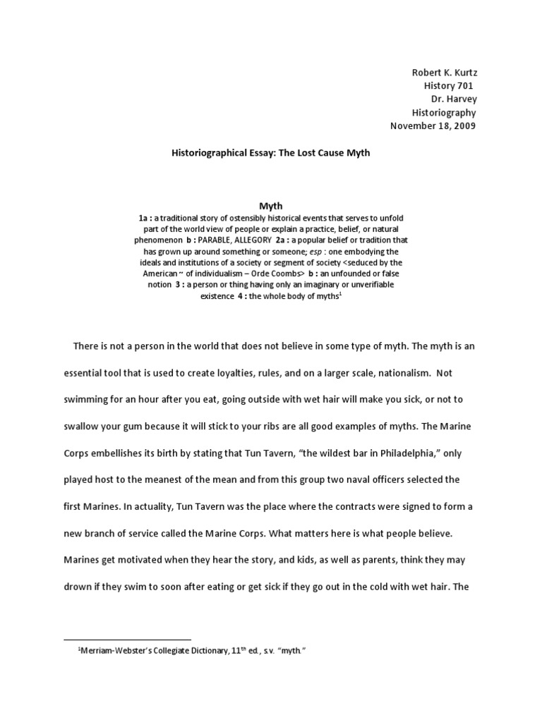 The Lost Cause | PDF | Confederate States Of America | Reconstruction Era