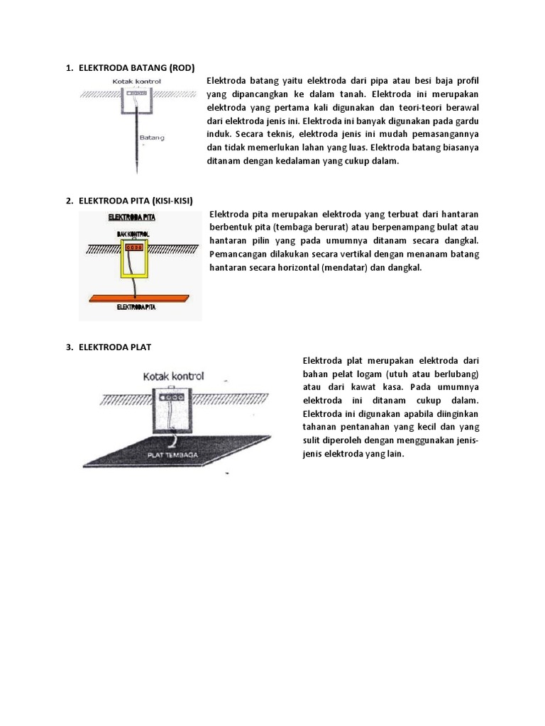 Jenis Elektroda dan Pemasangannya | PDF