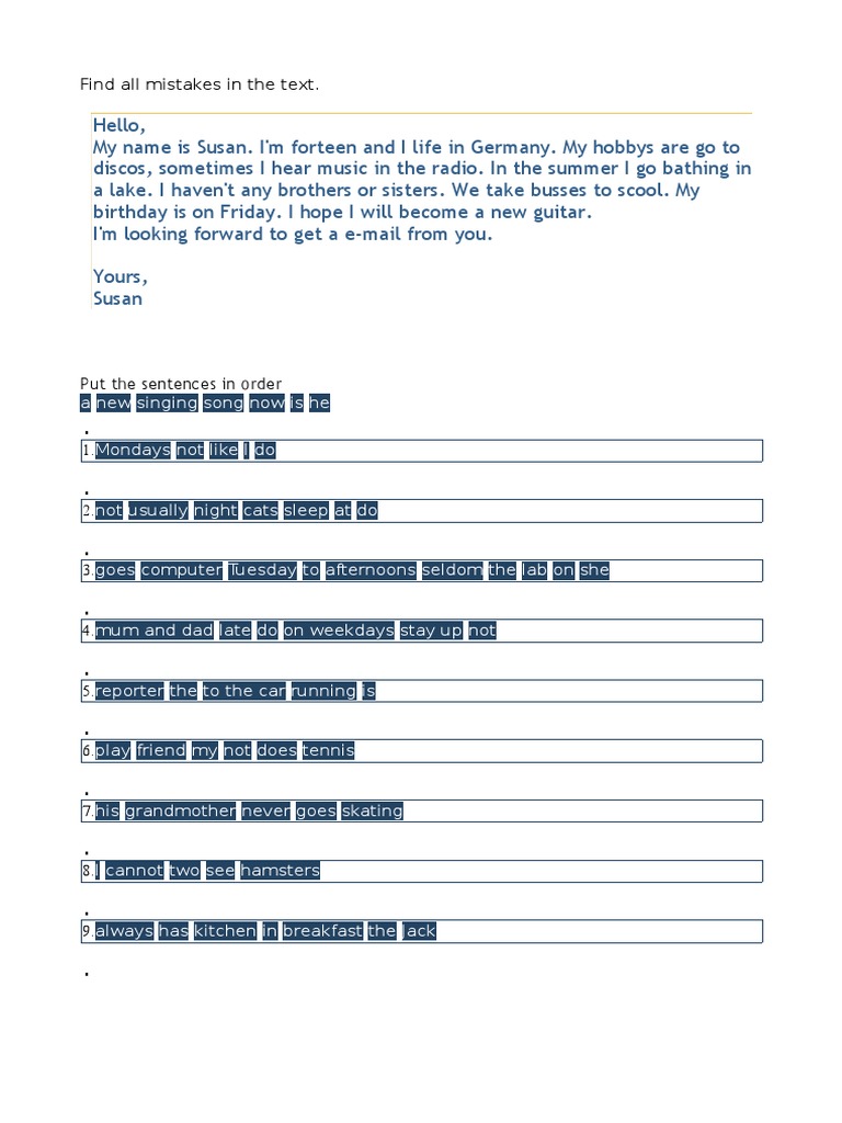 Correct The Text | PDF