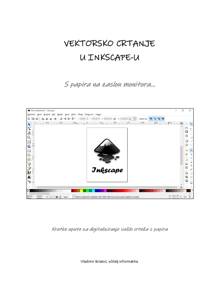 Vektorsko Crtanje U Inkscape-U | PDF