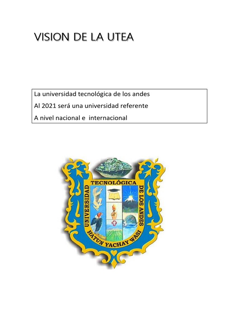 Vision de La Utea | PDF