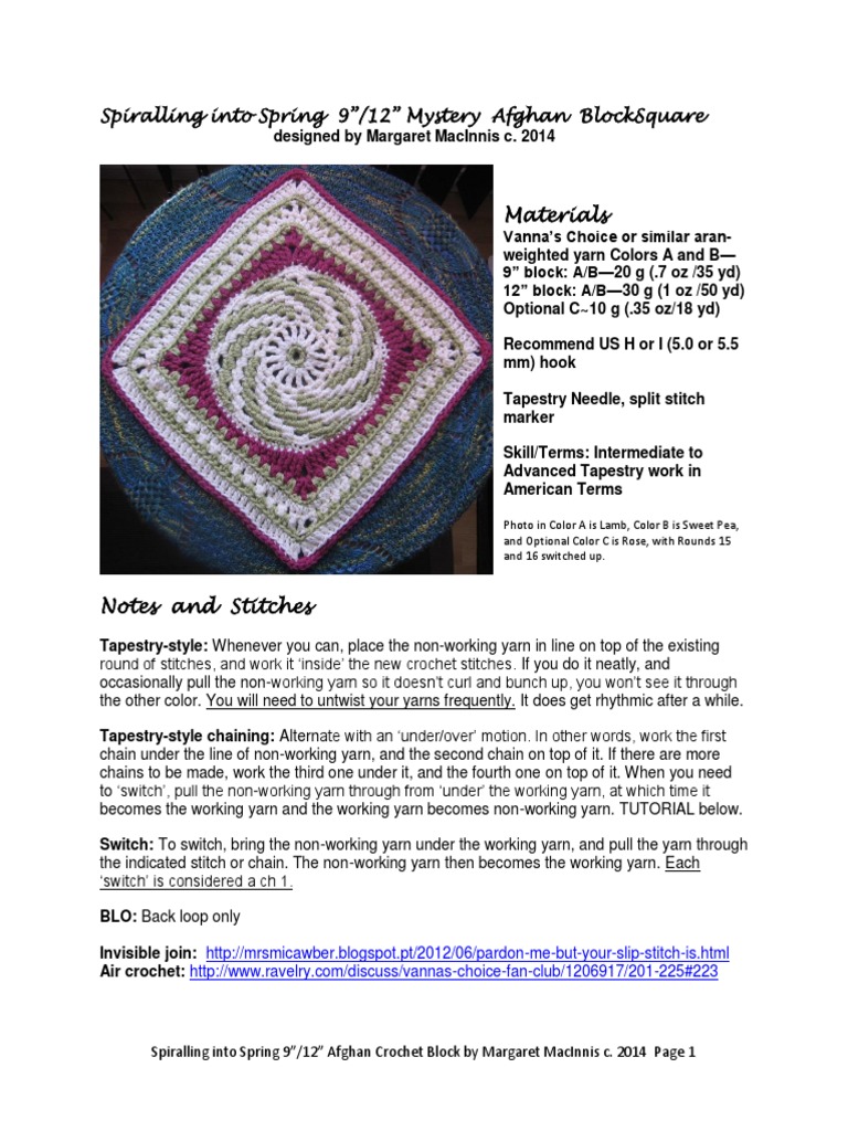 March Mystery | PDF | Crochet | Crafts