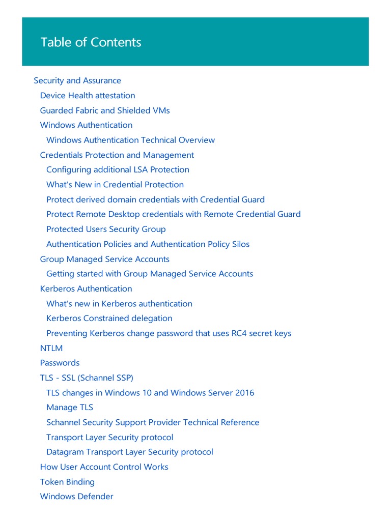 Windows Security | PDF | Transport Layer Security | Authentication