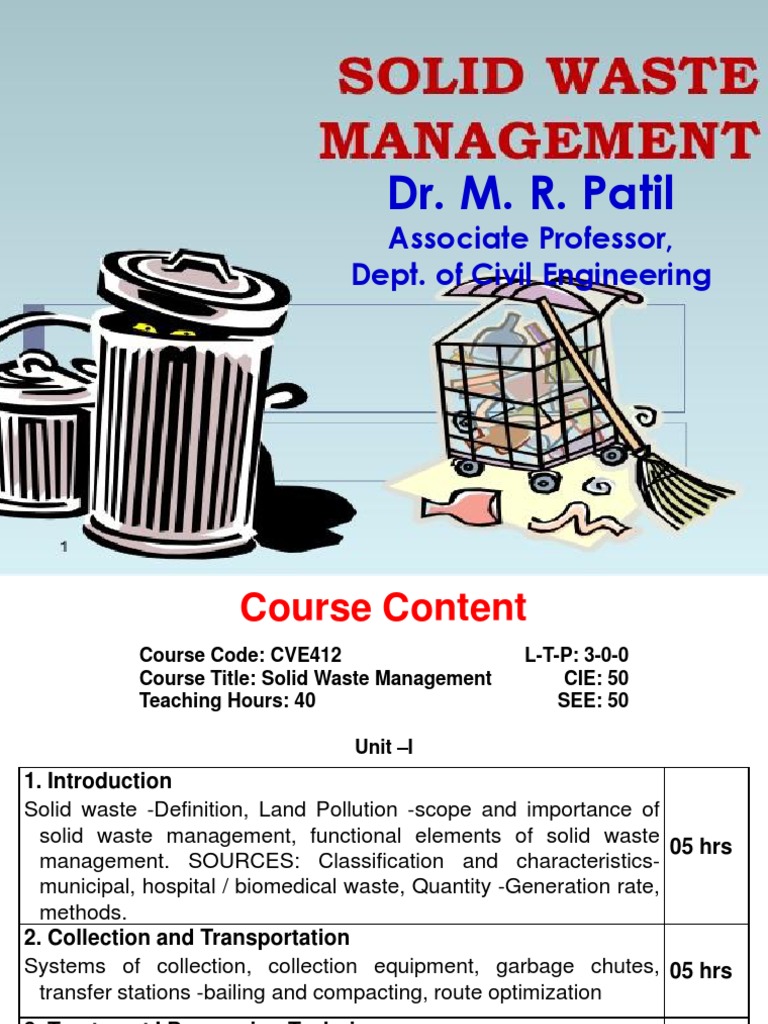 Solid - Waste - Managemet - 2016-1 | PDF | Municipal Solid Waste | Waste