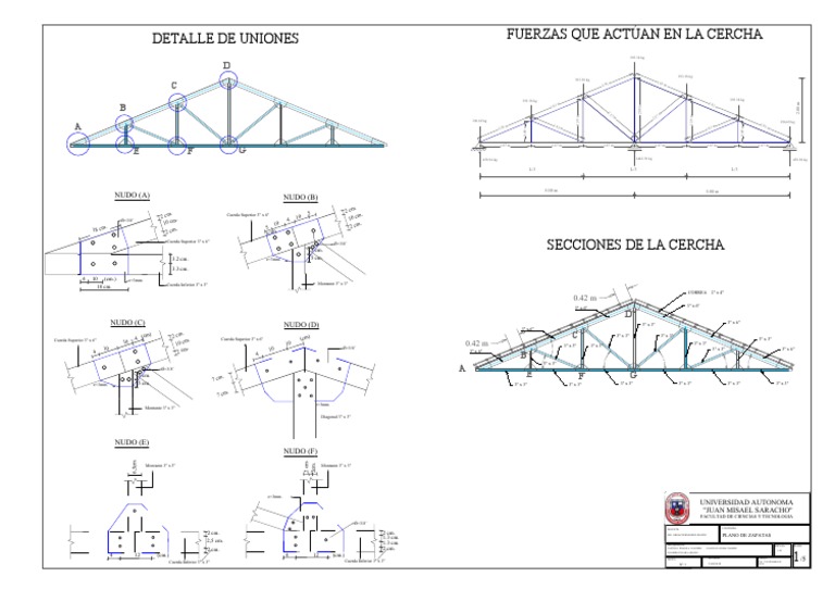 Plano de Cercha-Layout1 | PDF