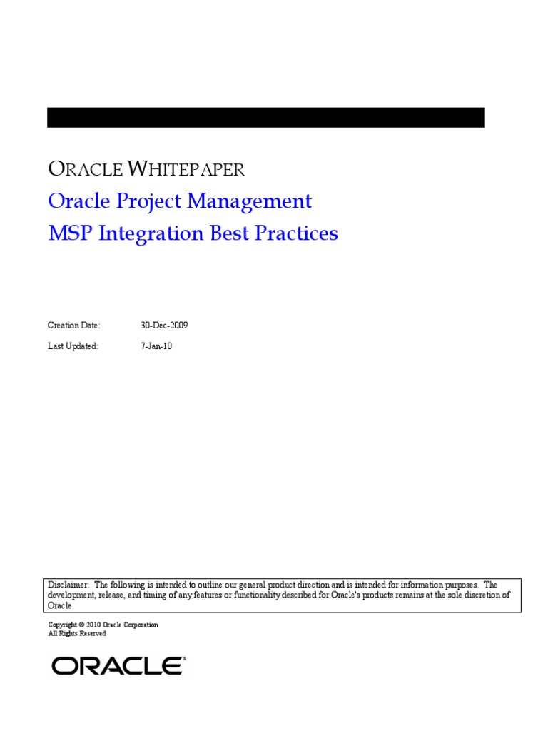 MSP Best Practices White Paper | PDF | Project Management | Computing MSP Best Practices White Paper | PDF | Project Management | Computing