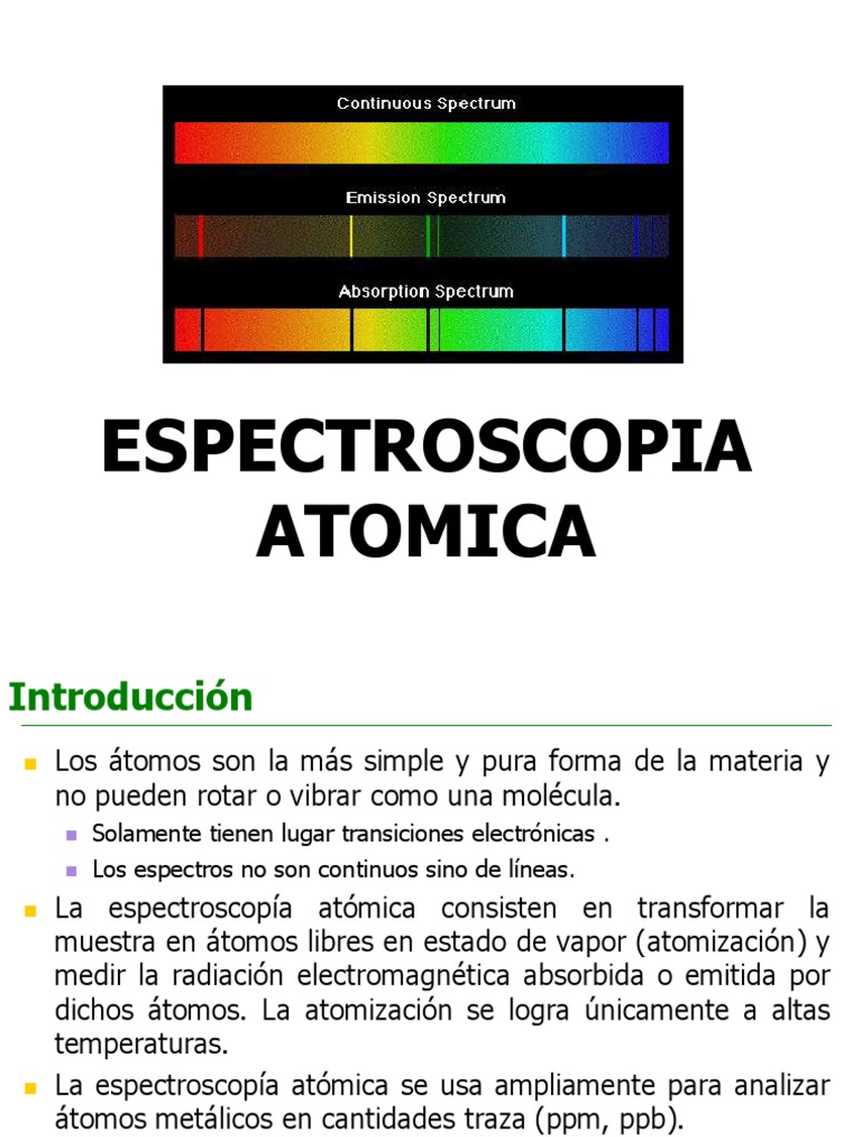 Cap 5 Espectroscopia Atomica | PDF | Espectroscopia | Ciencias fisicas