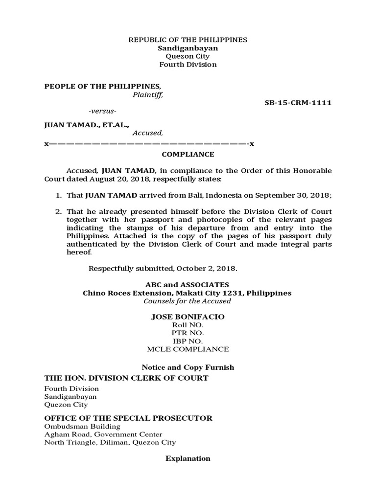 Compliance Sample | PDF | Government Information | Public Law