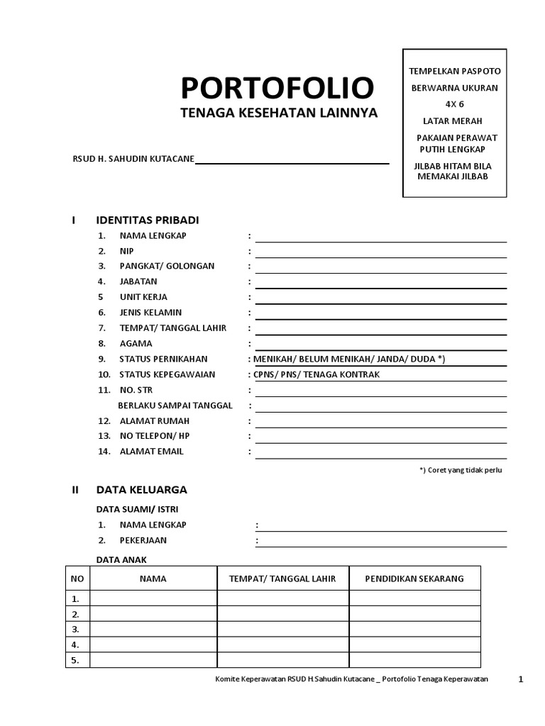 Form Portfolio | PDF