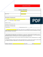 Family Members Declaration Form | PDF