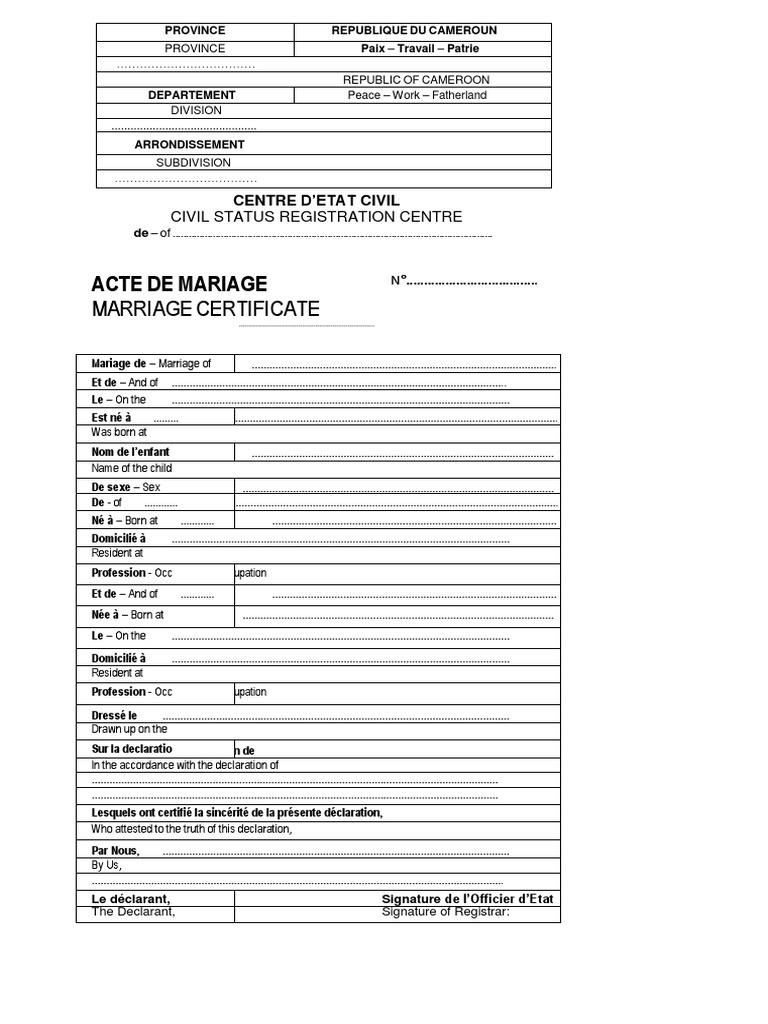 Certificat De Mariage Simple Et Vierge 28.8K Modèles Invitation