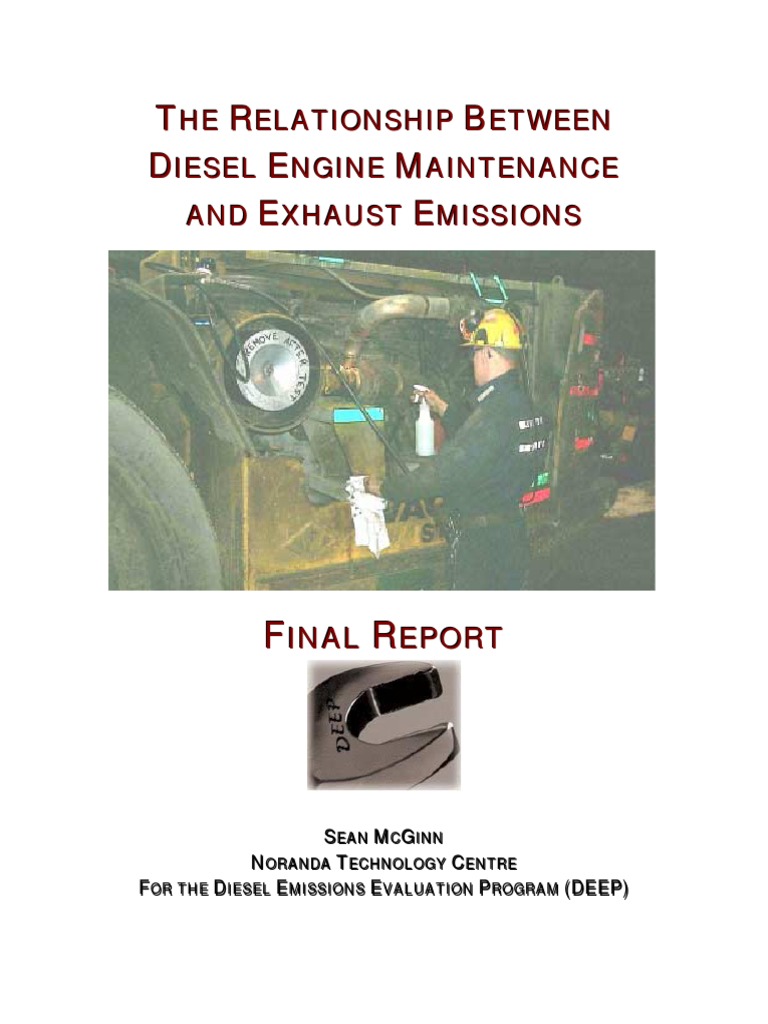 Mtce Report | PDF | Air Pollution | Exhaust Gas