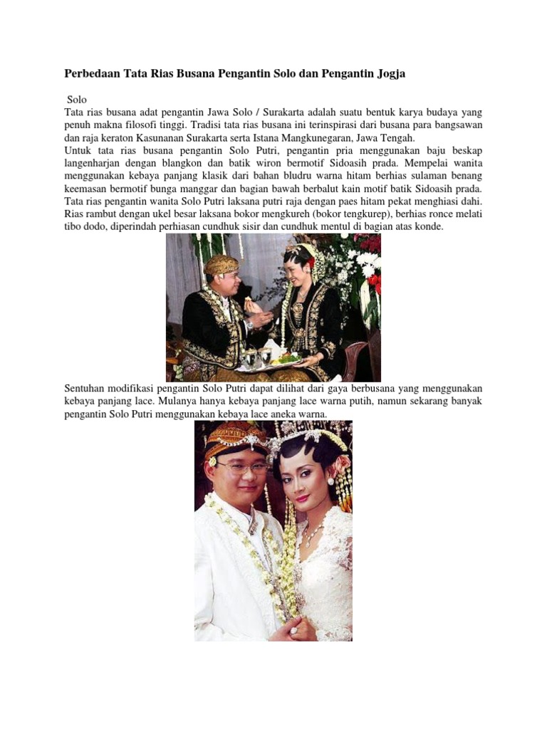 Rasukan Adat Jawa | PDF