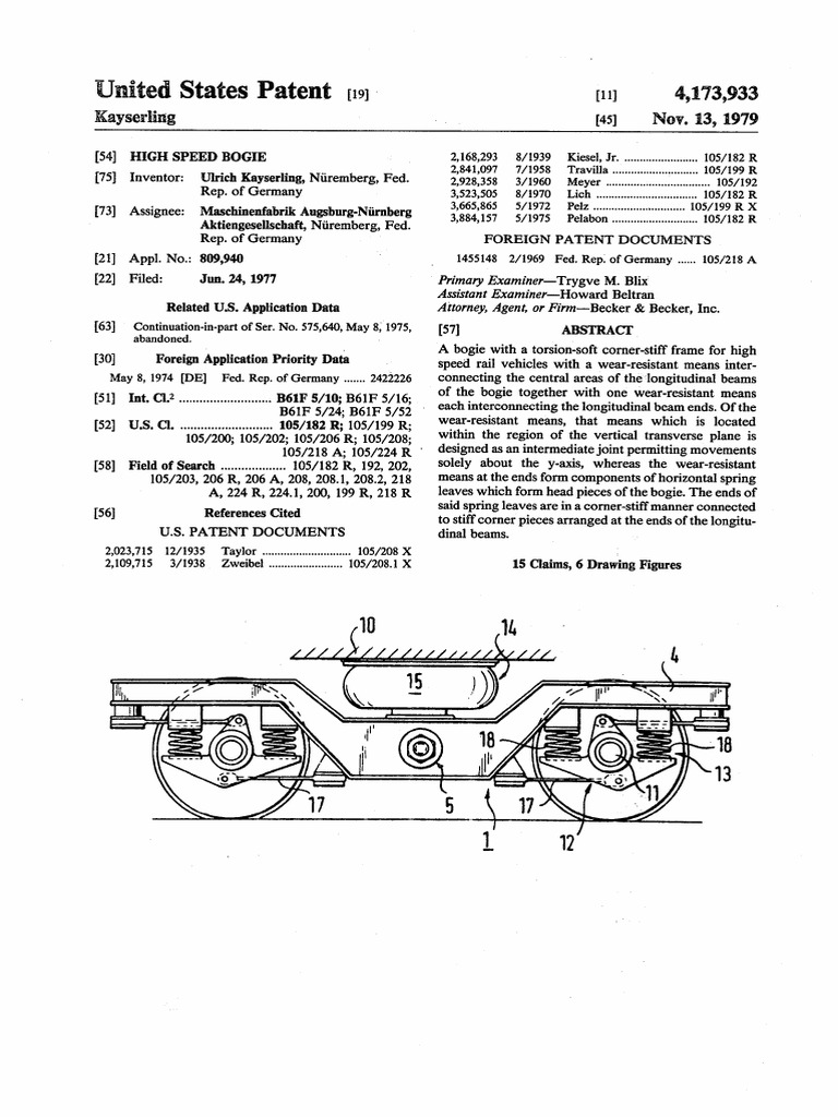 A Bogie Frame Design for High Speed Rail Vehicles with Corner Stiffness ...