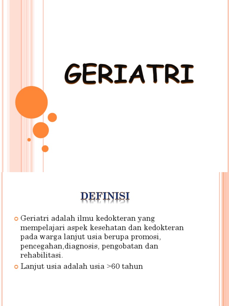 GERIATRI | PDF