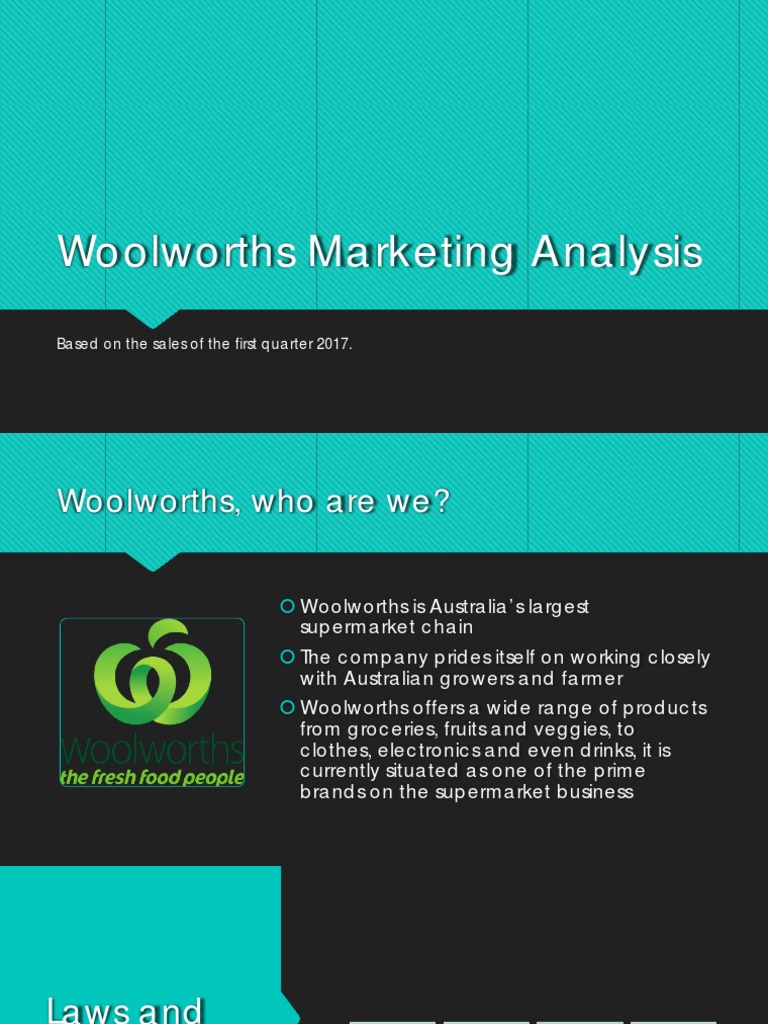 Woolworths Marketing Analysis | PDF