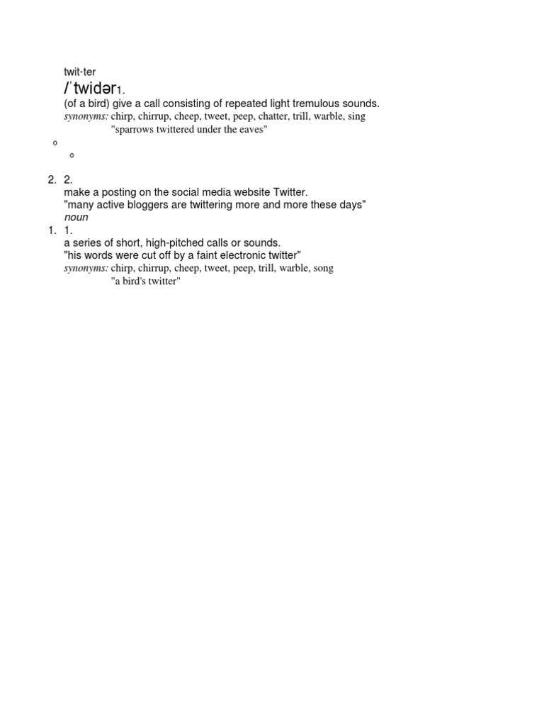 Understanding Twitter: Definitions & Uses | PDF | Art