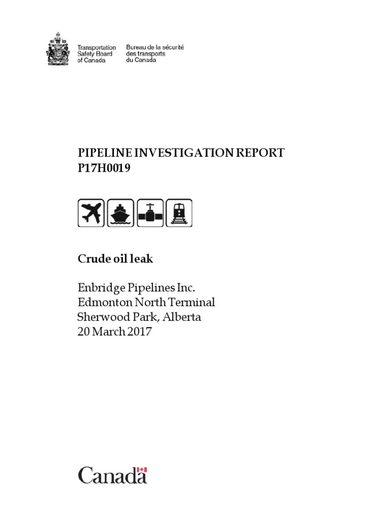 Pipeline Investigation Report | PDF | Audit | Pipe (Fluid Conveyance)