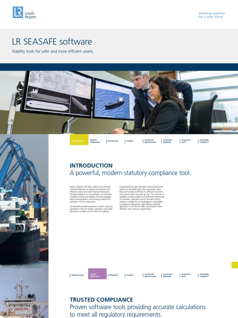 LR Seasafe Software | PDF | Naval Architecture | Regulatory Compliance