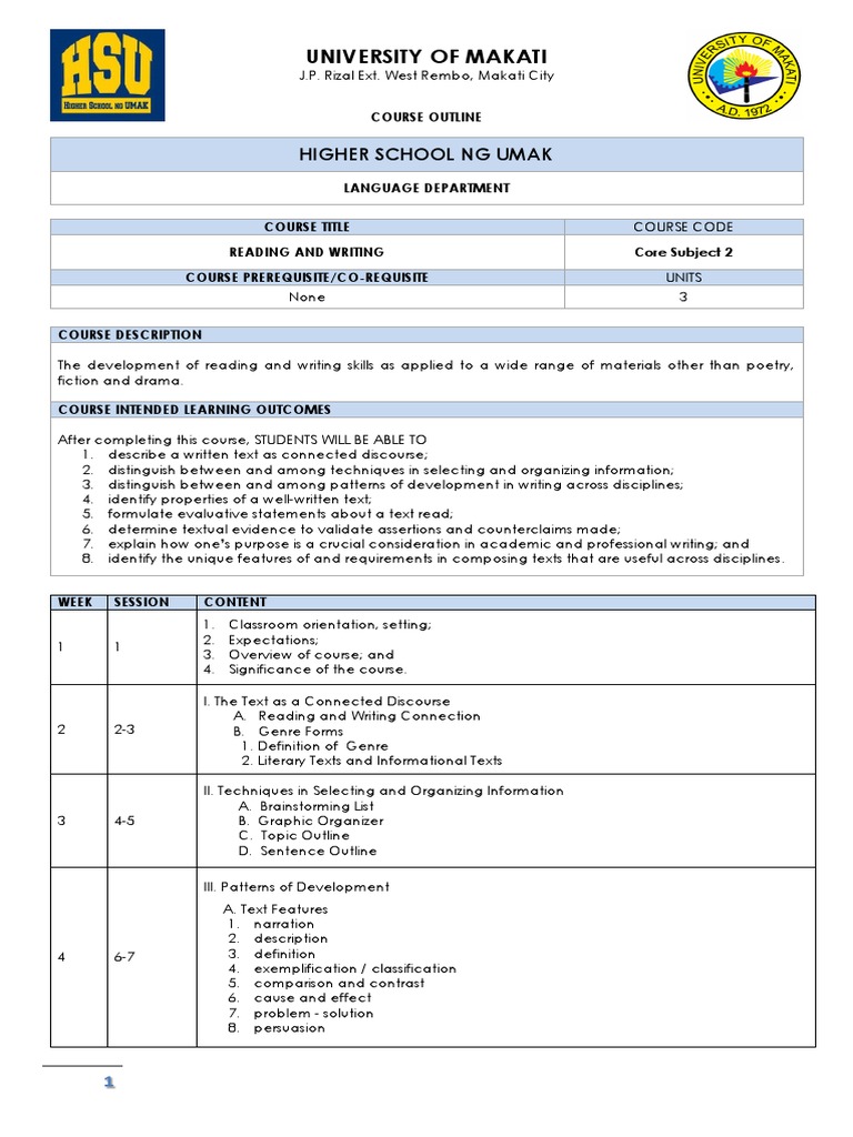 Developing Essential Reading and Writing Skills: A Comprehensive Course ...