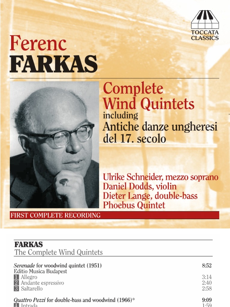 Ferenc Farkas Radovi | PDF | Classical Music | Performing Arts